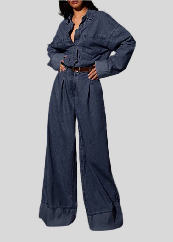 Oversized Denim Set – Street couture store.