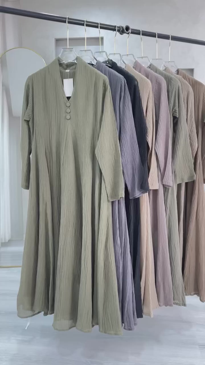 Elegant Crinkle Maxi Tunics – Soft Hues for Every Mood – Street couture ...